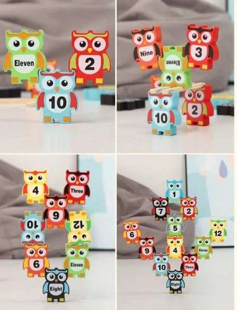 Owl stacking/Balancing toy – Forkids6